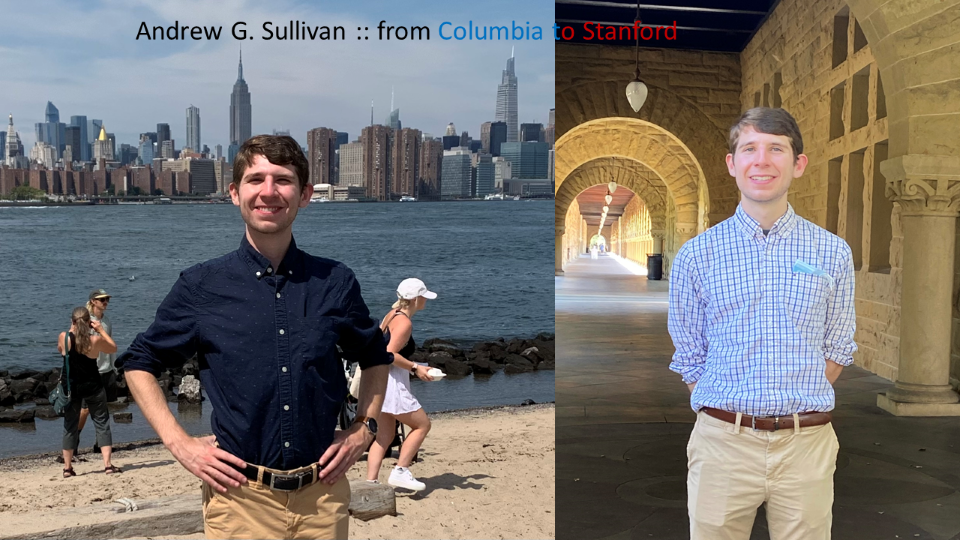 Congratulations to Columbia University alumni Andrew Gerard Sullivan ...